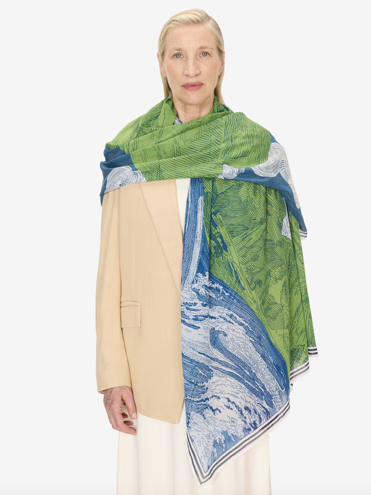 Inoui Editions | Scarf 100 - Balthazar - Blue | Verdalina